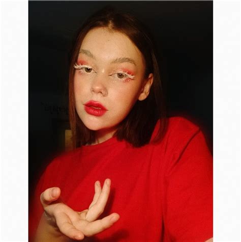 Макияж с белыми ресницами Makeup Fashion