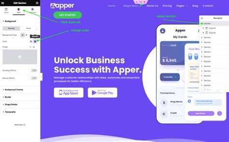 How To Customize The Colors Of Each Elements In Apper Theme
