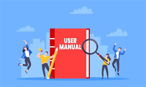 User Manual Guide Book Flat Style Design Vector Illustration 11974507