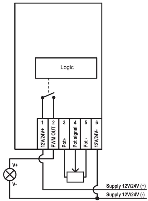 Potentiometer Controlled High Side Dc Dimmer