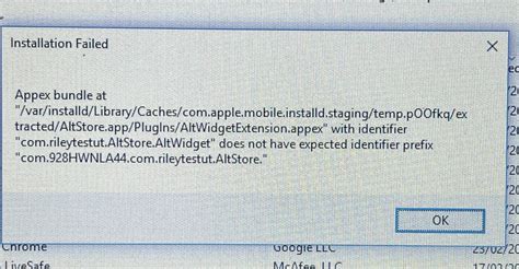 Altstore Error Help Album On Imgur
