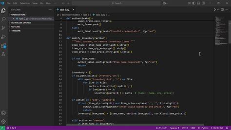 Python Internship Inventorymanagement Softwaredevelopment Automation Priyanshu Patadia