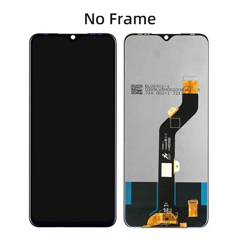 Original For Tecno Pouvoir Pro LC LCD With Frame Display Touch