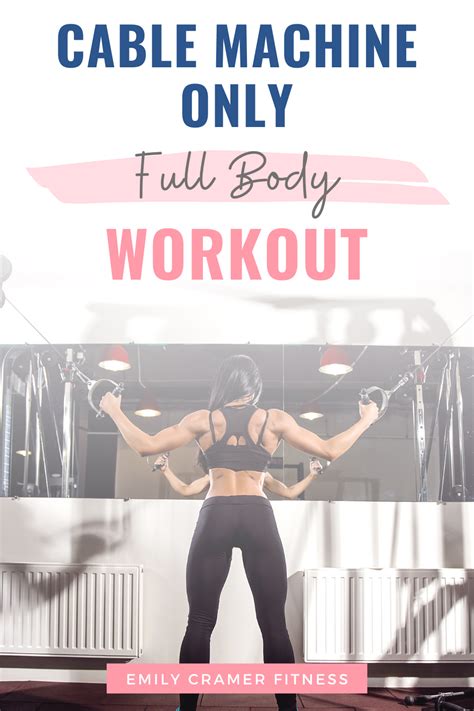 Cable Machine Workout Artofit