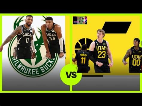Milwaukee Bucks Vs Utah Jazz 2nd Half Live Score Nba Season 2023