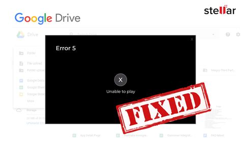 How To Fix Unable To Play Video Error 5 Stellar
