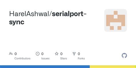 Github Harelashwal Serialport Sync