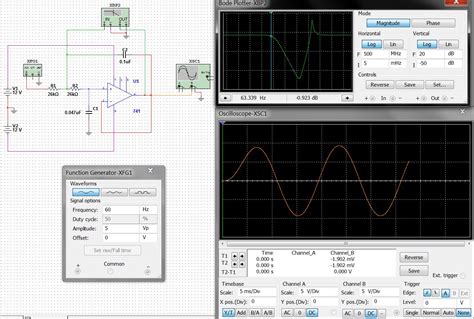 dsp help understanding 60 hz low pass filter behavior in oscilloscope