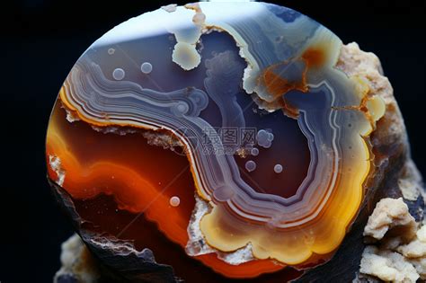 水晶玛瑙矿物天然截面高清图片下载 正版图片600338365 摄图网