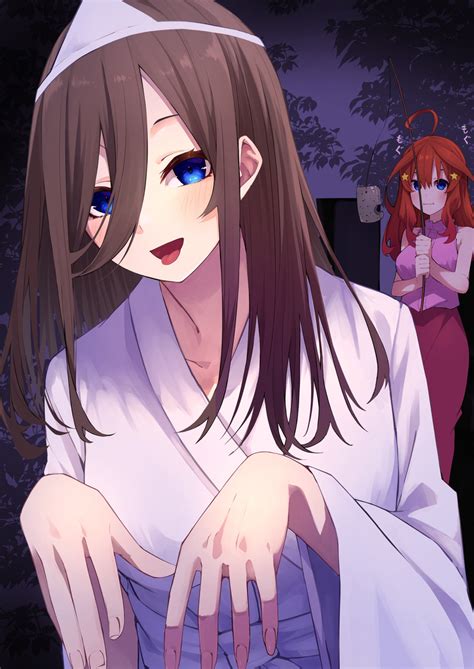 Nakano Miku And Nakano Itsuki Go Toubun No Hanayome Drawn By Tamago Sando Danbooru