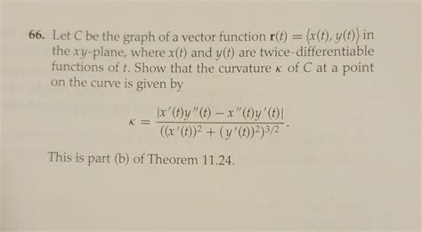 Solved Find The Curvature Of Each Of The Functions Defined Chegg
