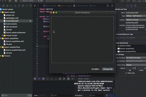 Swiftuiとspeech Frameworkで動画の文字起こしアプリを作ってみる Mac Qiita