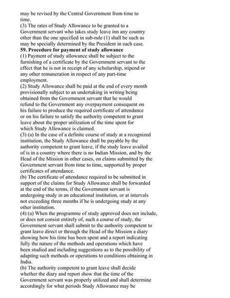 ccs leave rule 1972 doc careers