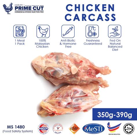 Rangka Ayamchicken Carcass 350g 390g Harumi Prime Cut Fresh Frozen Shopee Malaysia