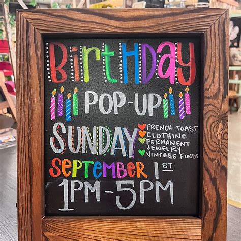 Birthday Bash Popup 🎉🥳💛