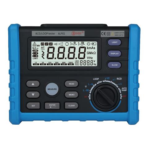 wholesale stylish and cheap brand alp01 professional loop rcd tester trip out time and current