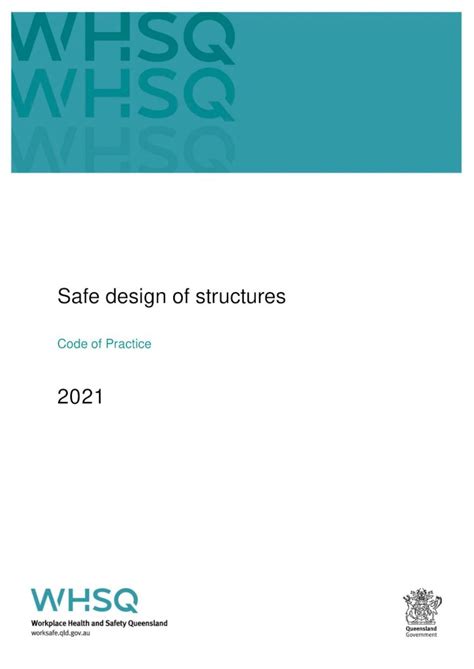 Pdf Safe Design Of Structures Code Of Practice 2013€¦ · Safe Design Of Structures Code Of