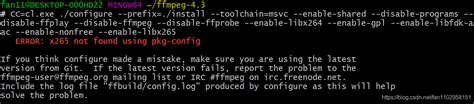 Ffmpeg源码编译（windows篇）ffmpeg Windows 编译 Csdn博客
