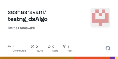GitHub Seshasravani Testng DsAlgo Testng Framework