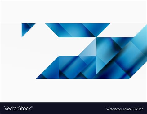 Captivating Abstraction Triangles Royalty Free Vector Image