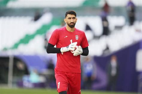 عکس پیام تسلیت علیرضا بیرانوند در پی شهادت رئیس جمهور شهید و تیم