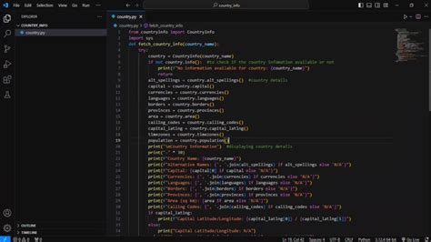 Vasanth Radhakrishnan On Linkedin Python Techproject Variouscountries Countryinfo Python