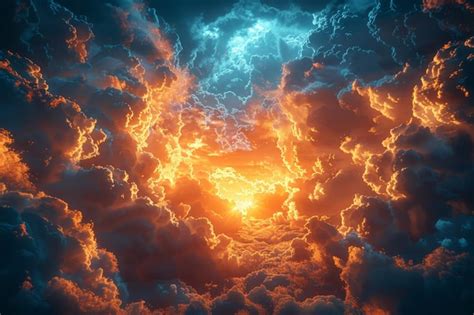 Premium Photo Sun Breaking Through Clouds