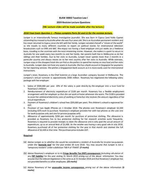 2019 Revision Lecture Questions Warning Tt Undefined Function 32