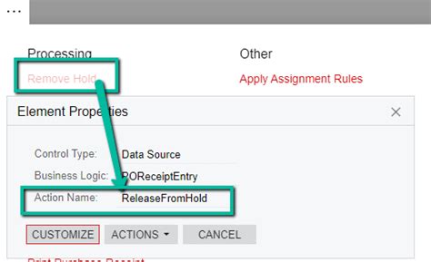 REST API Remove Hold On An Existing PurchaseReceipt Community