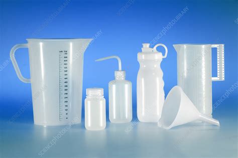 High Density Polyethylene Containers Stock Image C027 9603 Science Photo Library
