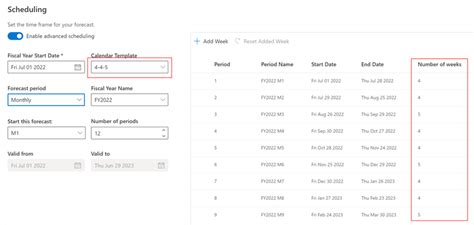 Define Forecast Properties And Scheduling Microsoft Learn
