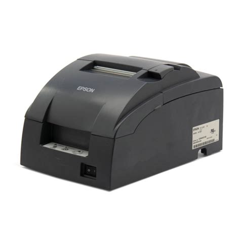 Epson Tm U220b User Manual Pdf Download Manualslib