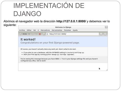 Programación Web Framework Djando Noviembre De 2014 Ppt