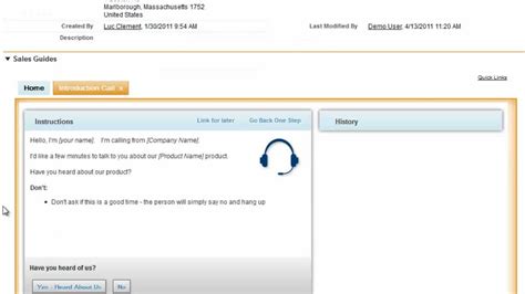 Implementing Salesforce Call Scripting With Informatica Cloud Extend Youtube