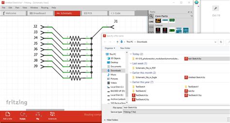 Buses In A Schematic Subpart Have Issues Issue 3894 Fritzing Fritzing App GitHub
