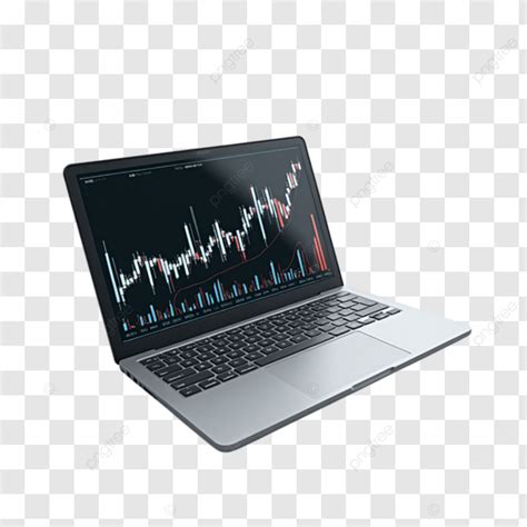 금융과 기술을 상징하는 주식 시장 그래프를 표시하는 노트북 주식 시장 그래프를 표시하는 노트북 금융과 기술을 상징하는 재원