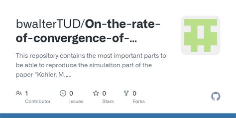 Github Bwaltertudon The Rate Of Convergence Of Image Classifiers Based On Convolutional