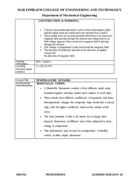 Mechatronics Course File Updated 1 Docx