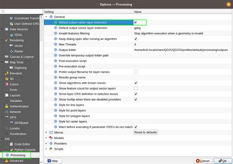 How Can I Change The Output Format For GDAL In QGIS Geographic Information Systems