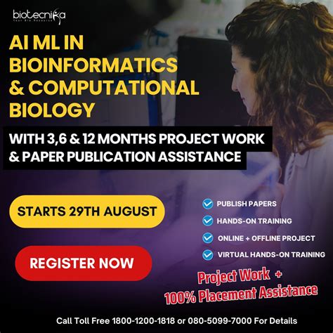 Ai Ml In Biology And Bioinformatics Summer Training Program — Biotecnika Store