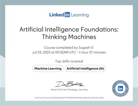 Sugash D On Linkedin Certificate Of Completion