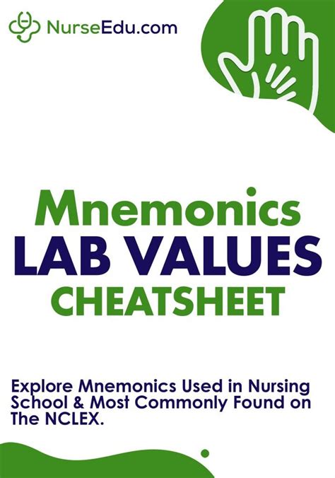 lab values cheatsheet