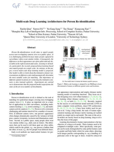 Qian Multi Scale Deep Learning Iccv 2017 Paper Pdf Deep Learning Cognition