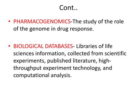 Genomic Databases Pptx