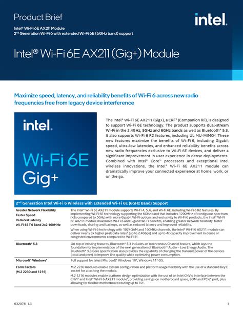 Intel® Ax211ngw
