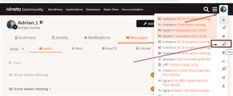 Error When Cloning Application Support Kinsta Community
