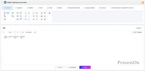 Mathtype Formula Editor Detailed Tutorial Even Novices Can Easily Get Started Processon