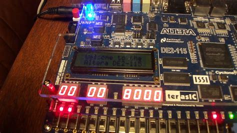 Validation Of A 32 Bit Barrel Shifter On The Terasic De2 115 Cyclone Iv Based Board Youtube