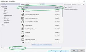 Create A New Model In Asp Net Mvc The Engineering Projects