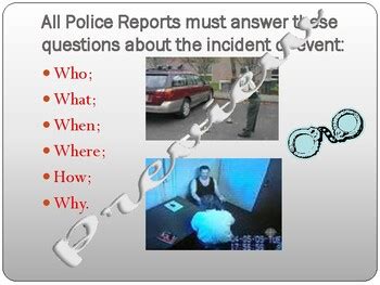 Forensic Science Crime Scene Report Writing By Connie S Science Store